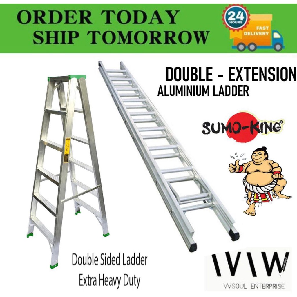 Aluminium Ladder /Tangga Aluminium /Single Sided Ladder /Double Sided ...
