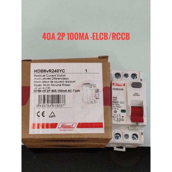 Himel Elcb/Rccb Residual Current Circuit Breaker 40A / 63A | Shopee Malaysia