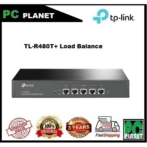 TP-Link TL-R480T+ Load Balance Black | Shopee Malaysia