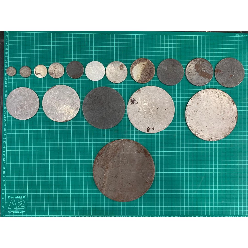 2-3/8" / 2-1/2" / 2-3/4" / 2-7/8" / 3" MILD STEEL ROUND PLATE / BESI ...