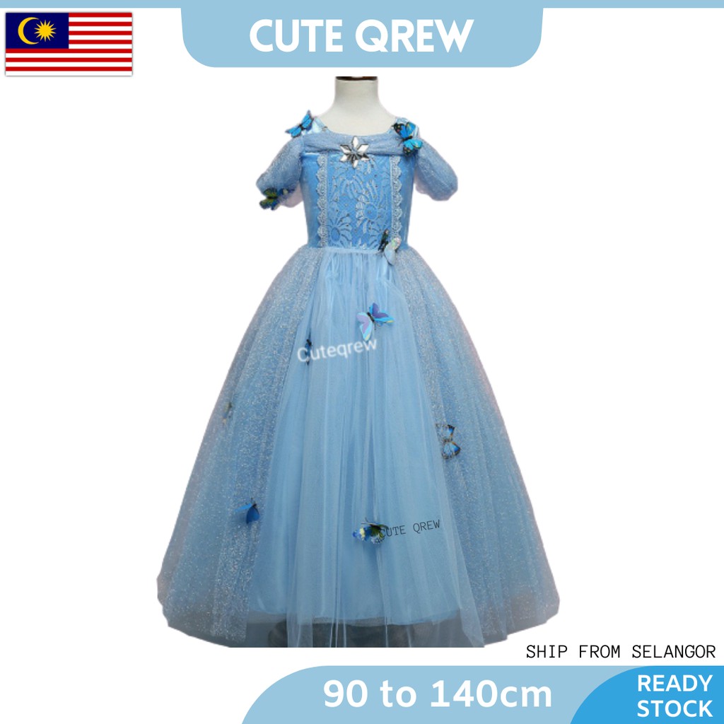 Cinderella Princess Enchanted Costume Cosplay Dress | Shopee Malaysia