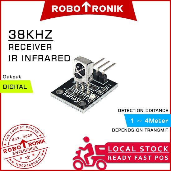 IR Infrared 38KHz Digital Receiver Sensor Module HX-1838 | Shopee Malaysia