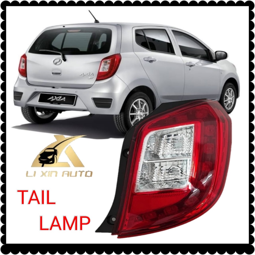 PERODUA AXIA 2014-2018 TAIL LAMP TAIL LIGHT BELAKANG LAMPU KERETA ...
