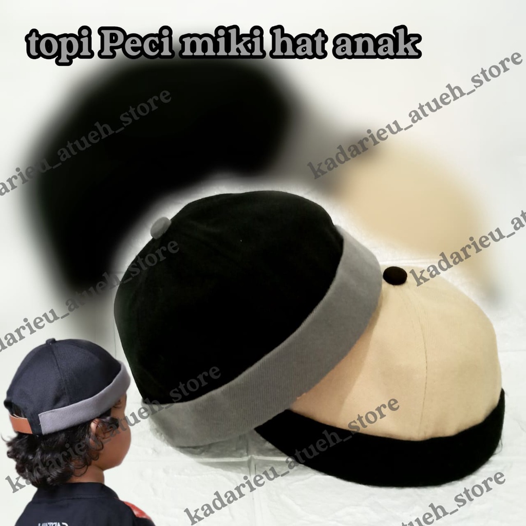 Miki hat Children's peci hat/Children's uas hat | Shopee Malaysia