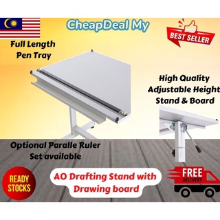 A0 Drafting Stand With Drawing Board Drafting table ( A0 900mm x 1200mm ...