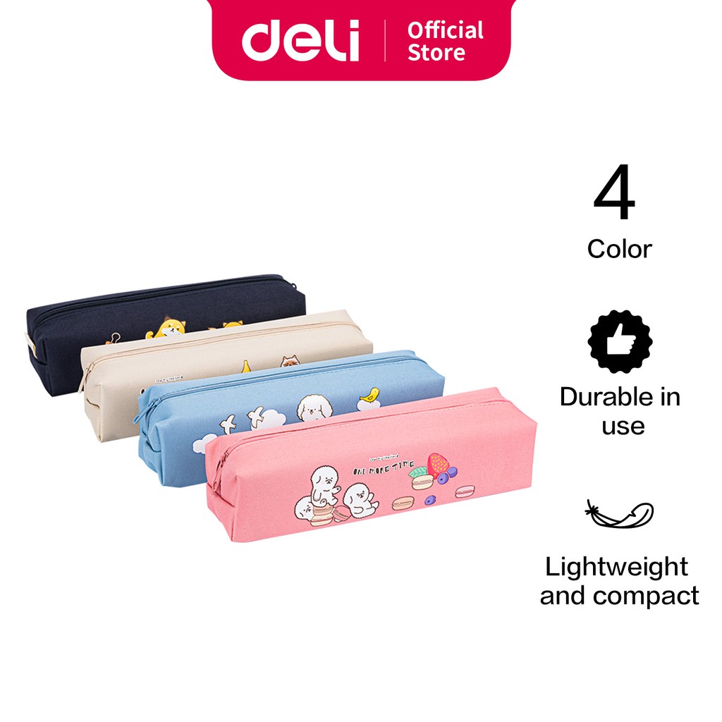 Deli Pencil Case 67102 Cartoon Pencil Pouch Multi-Purpose (215*55*55mm ...