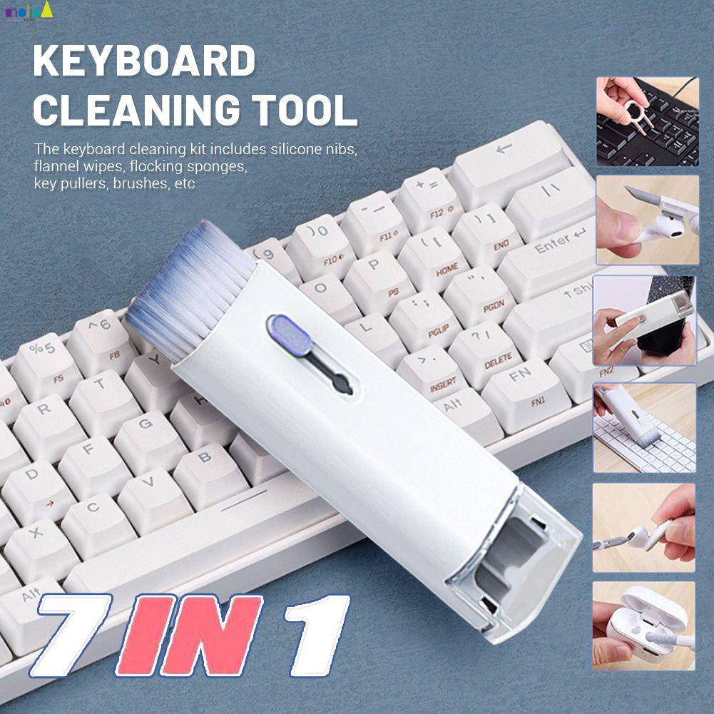7-in-1 Computer Keyboard Cleaning Brush kits Keycap Puller Multipurpose ...