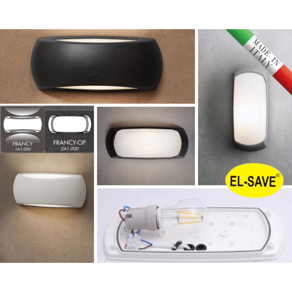 Fumagalli Bulkhead wall Light Indoor / Outdoor Light Lampu hiasan rumah ...