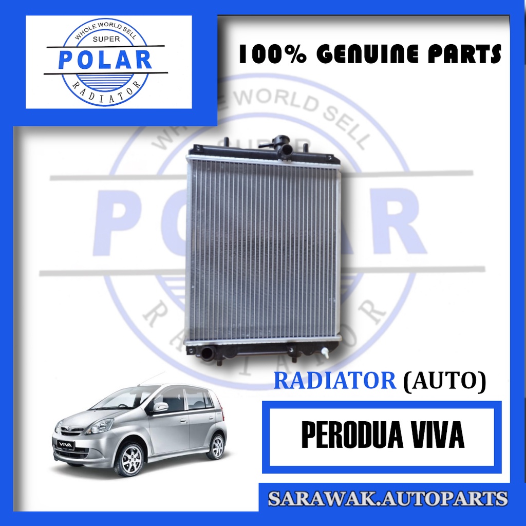 Polar Perodua Viva Auto Radiator 22mm | Shopee Malaysia