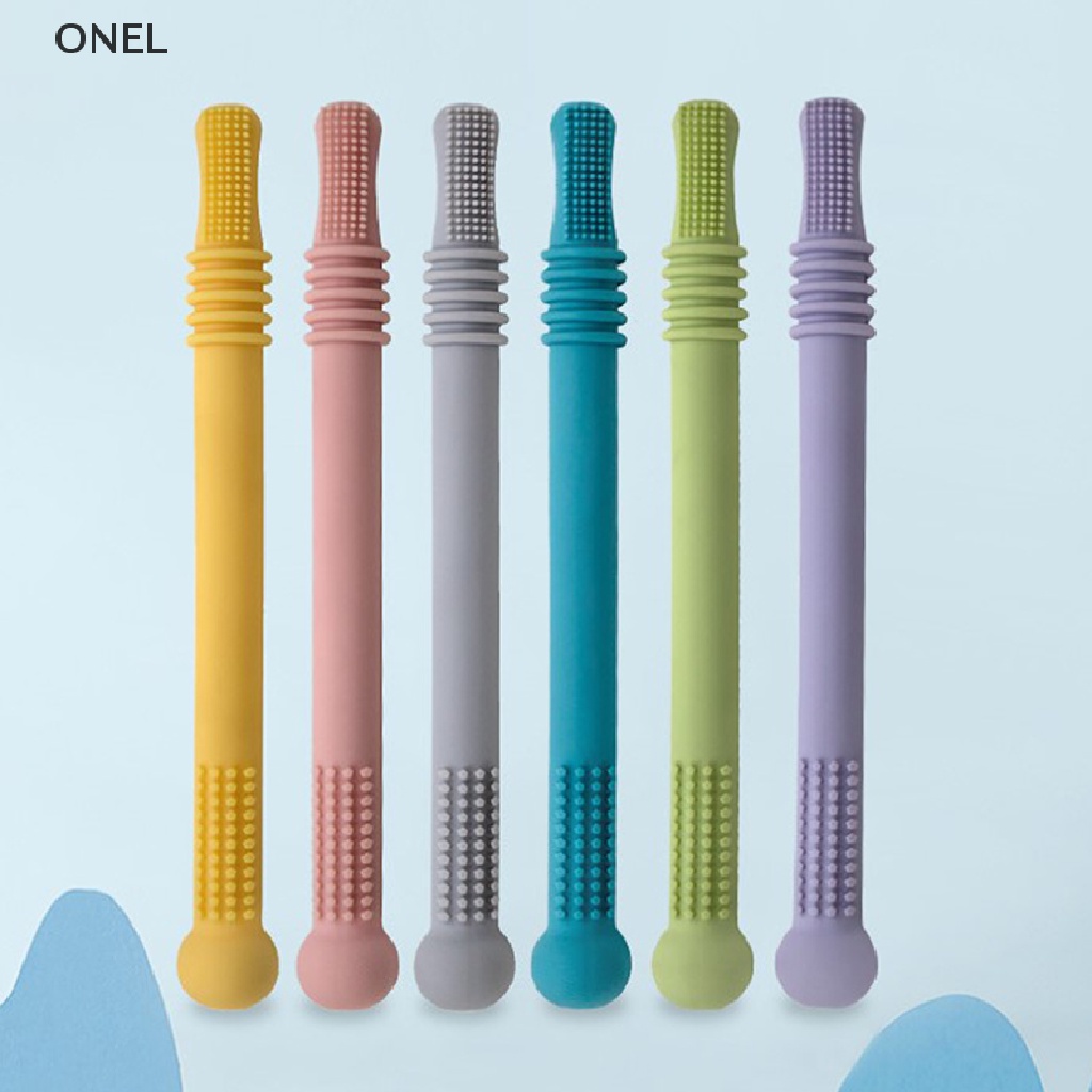on Silicone Molar Straw Baby Teether Baby Chewable Safe Toy Baby ...