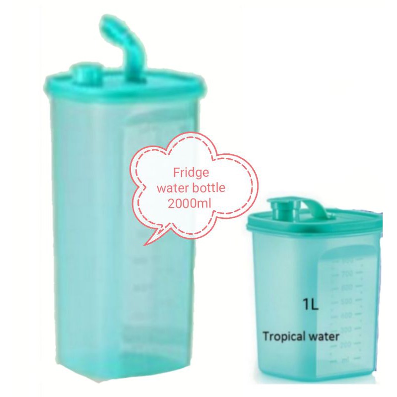 Tupperware Fridge water bottle 2000ml + 1000ml | Shopee Malaysia