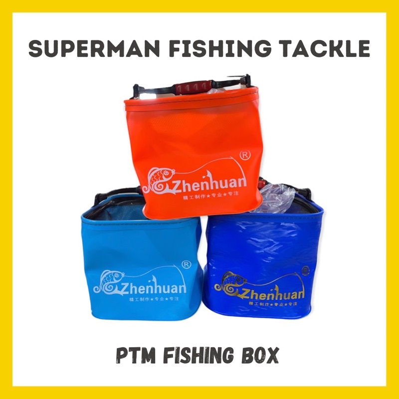 💯🔥 Fishing Box, Fishing Bucket untuk Pancing kotak container boleh ...