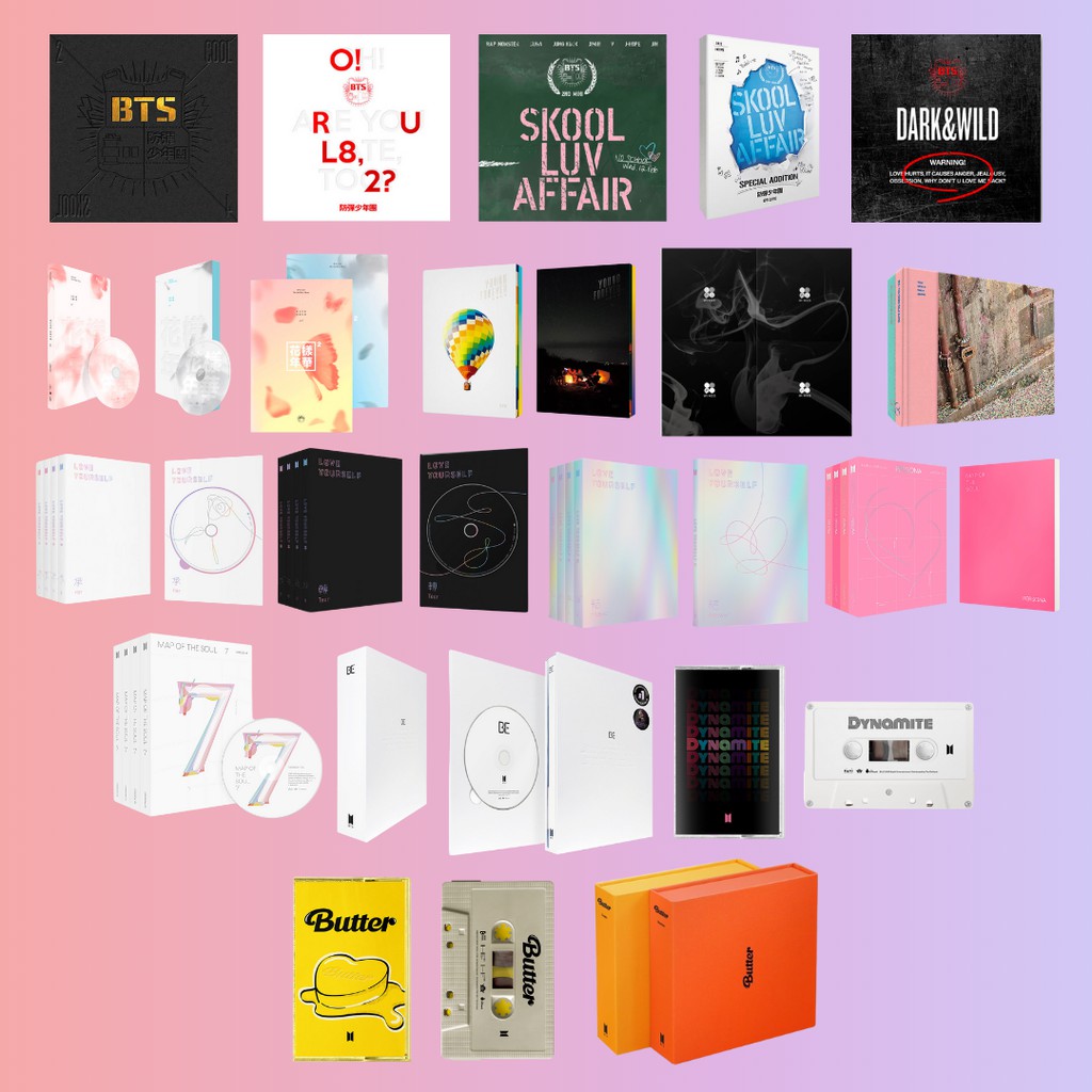 BTS ALBUM COLLECTION | Shopee Malaysia