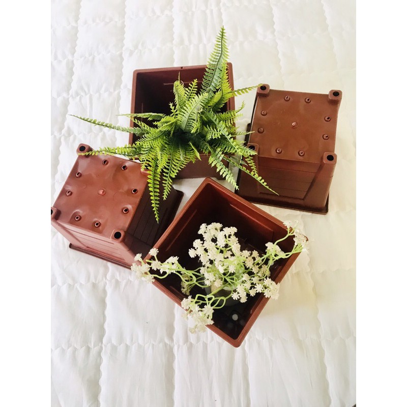 PASU BUNGA SEGI EMPAT SAMA 🏺indoor and outdoor | Shopee Malaysia