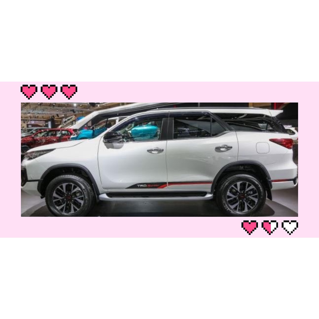 TOYOTA FORTUNER TRD SPORTIVO SIDE BODY STICKER | Shopee Malaysia