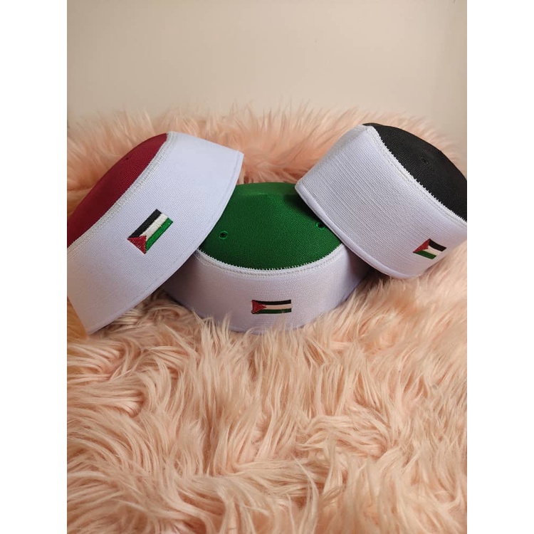 Kopiah Logo Bendera Palestine | Shopee Malaysia