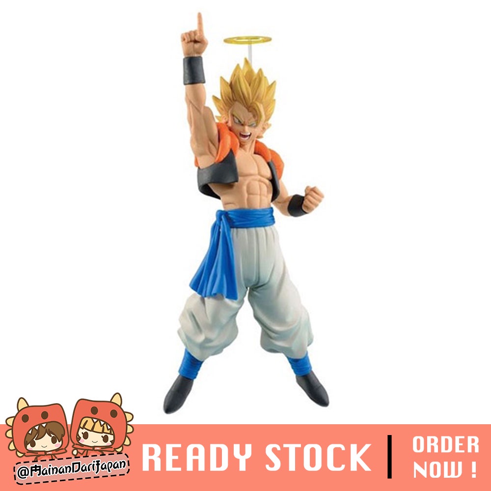 Original White Sticker Dragon Ball Z Com:Figuration Super Saiyan Gogeta ...
