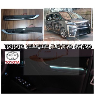 Toyota Vellfire & Alphard AGH30 Front Door Panel LED ice blue *ready ...