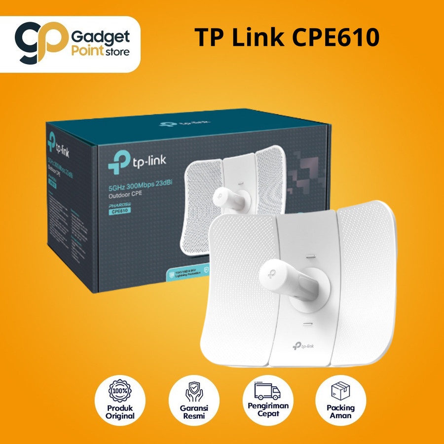 Tp Link CPE610 5GHz 300Mbps 23dBi Outdoor CPE - 1 Year Warranty ...