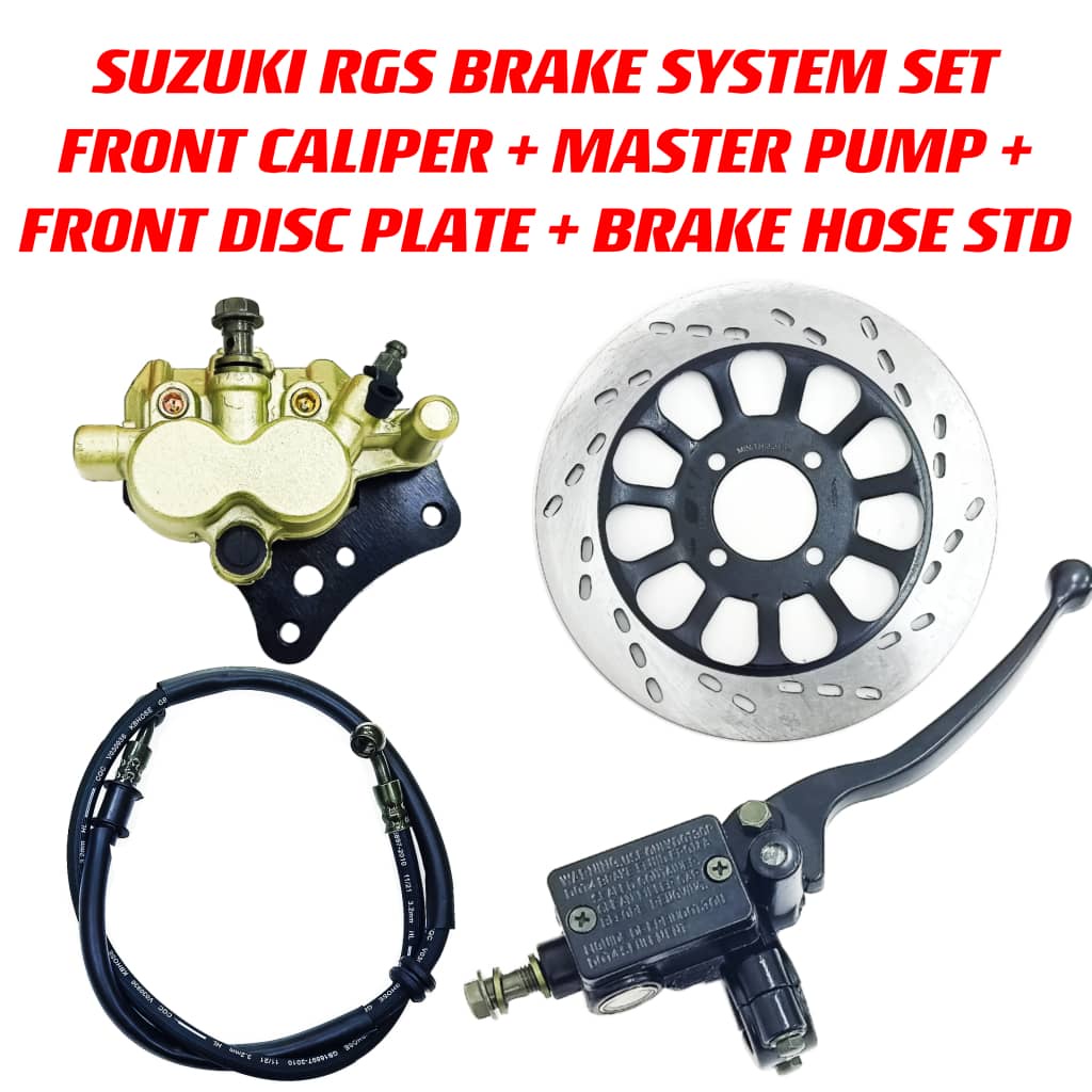 Suzuki RG SPORT RGS RG S Front Disc Brake Pump Set Master Pump Caliper ...