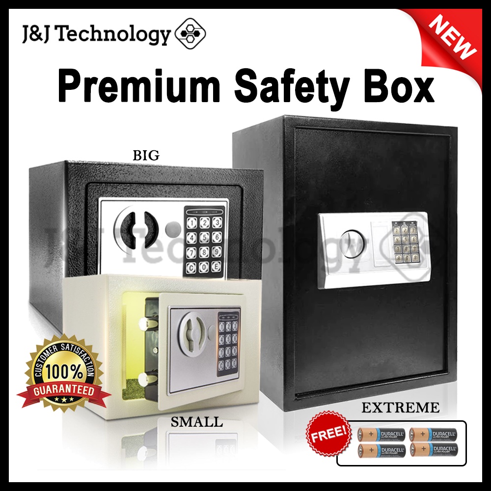 JNJ Technology Heavy Premium Safety Box Home Office Hotel Safe Box ...