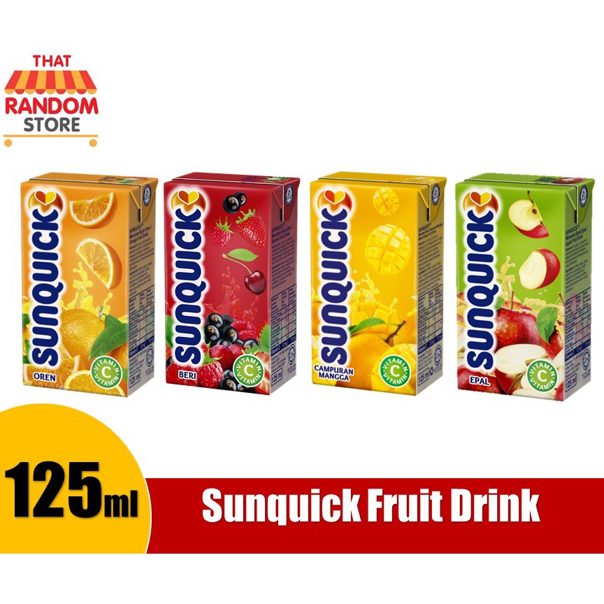 Sunquick Fruit Drink (Orange/Apple/Mixed Berry/Mango) | Shopee Malaysia