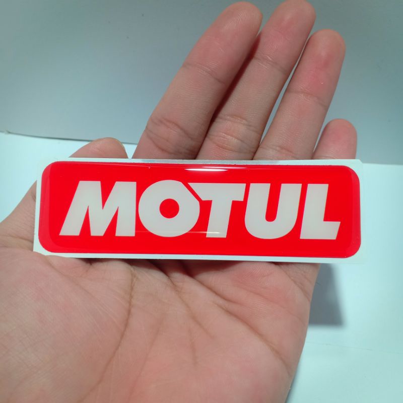 Motul Emblem sticker embossed with flexible resin | Shopee Malaysia