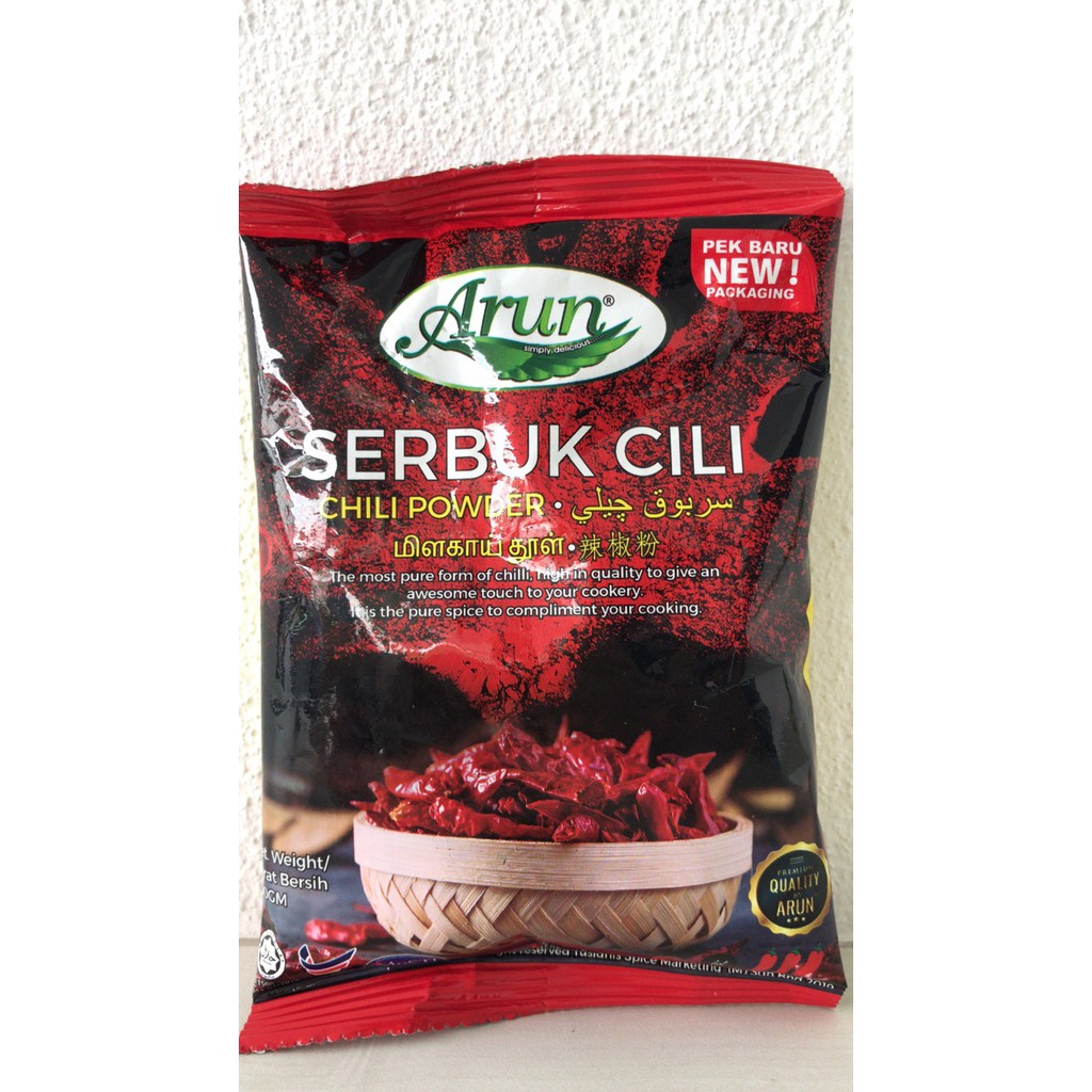 Arun Chili Powder Serbuk Cili 辣椒粉 (100g) | Shopee Malaysia