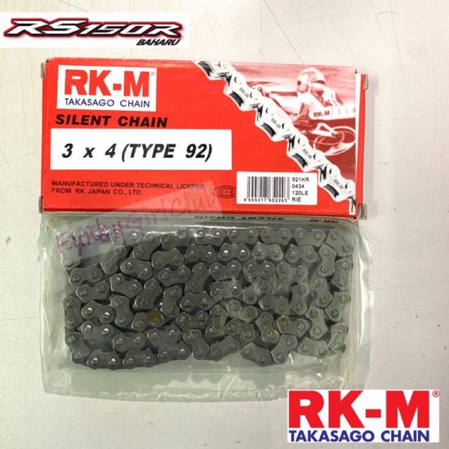RS150 SILENT CHAIN RKM RS150R TIMING CHAIN | Shopee Malaysia