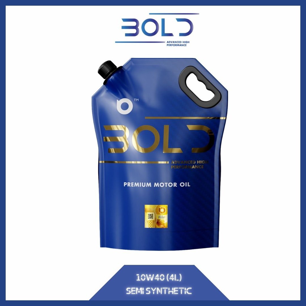 Bold 10w40 4L Semi Synthetic SN Engine Oil Car Lubricant 10w-40 4Litre ...