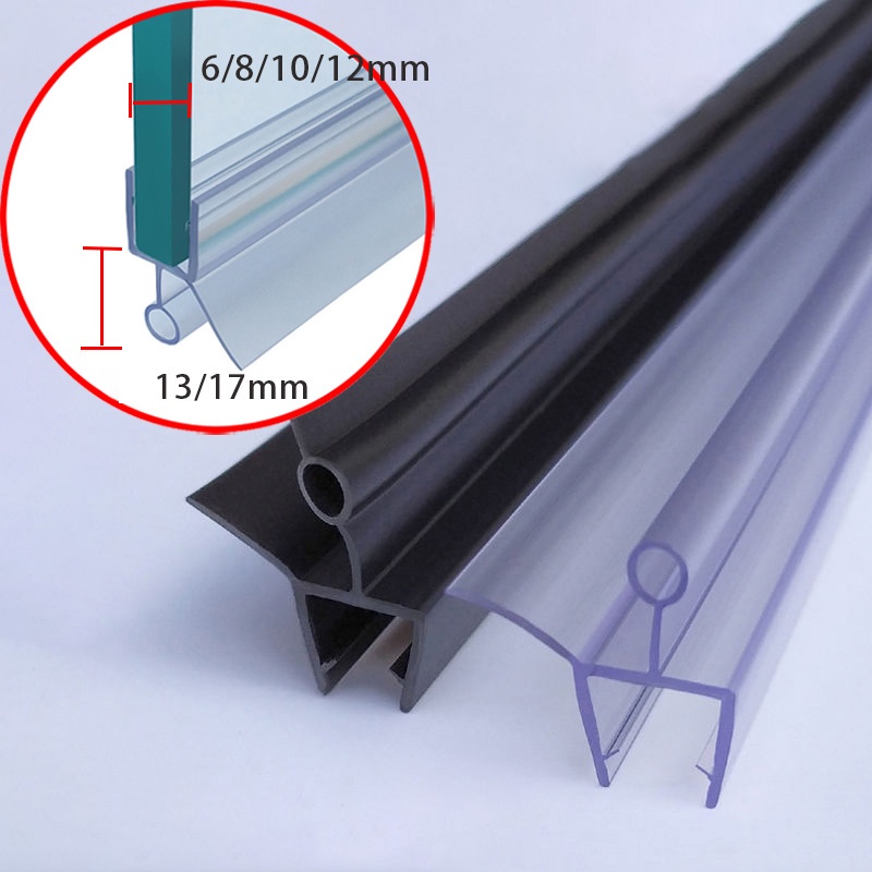 70CM Shape Glass Door Sealing Strips Silicone Rubber Window Glass Seal ...