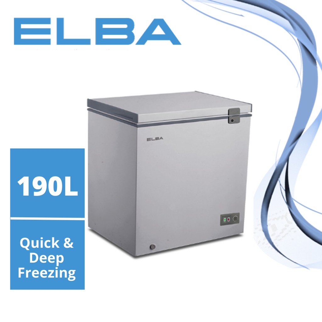 ELBA 190 Litres Chest Freezer ARTICO EF-E1915(GR) | Shopee Malaysia