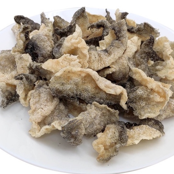 Premium Cooked Crispy Fish Skin 700g± 70pc± Frozen Dry Original Salmon ...