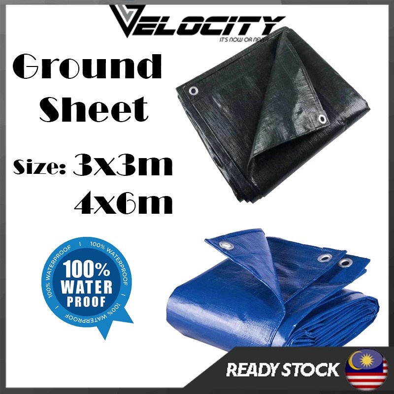 Ground Sheet Camping Waterproof Mat Kalis Air 120gm GroundSheet Thick ...