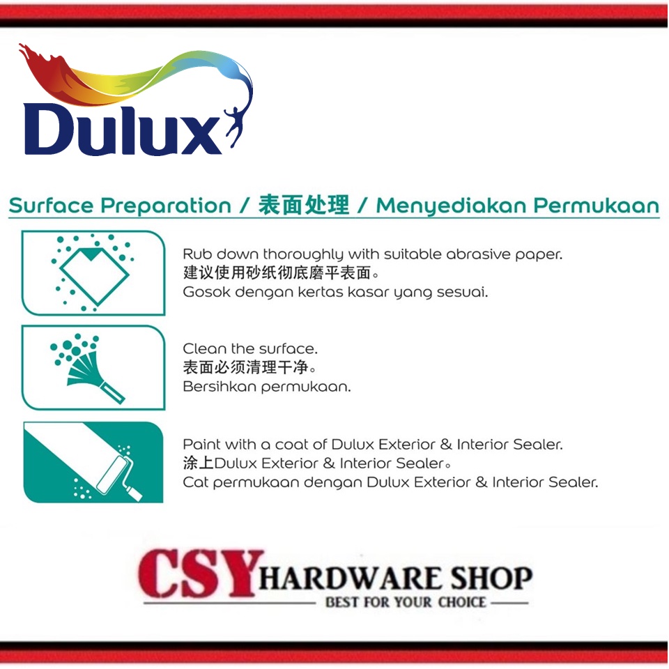 Dulux Maxilite Plus Emulsion Paint 18Liter - White / Cat siling kapur ...