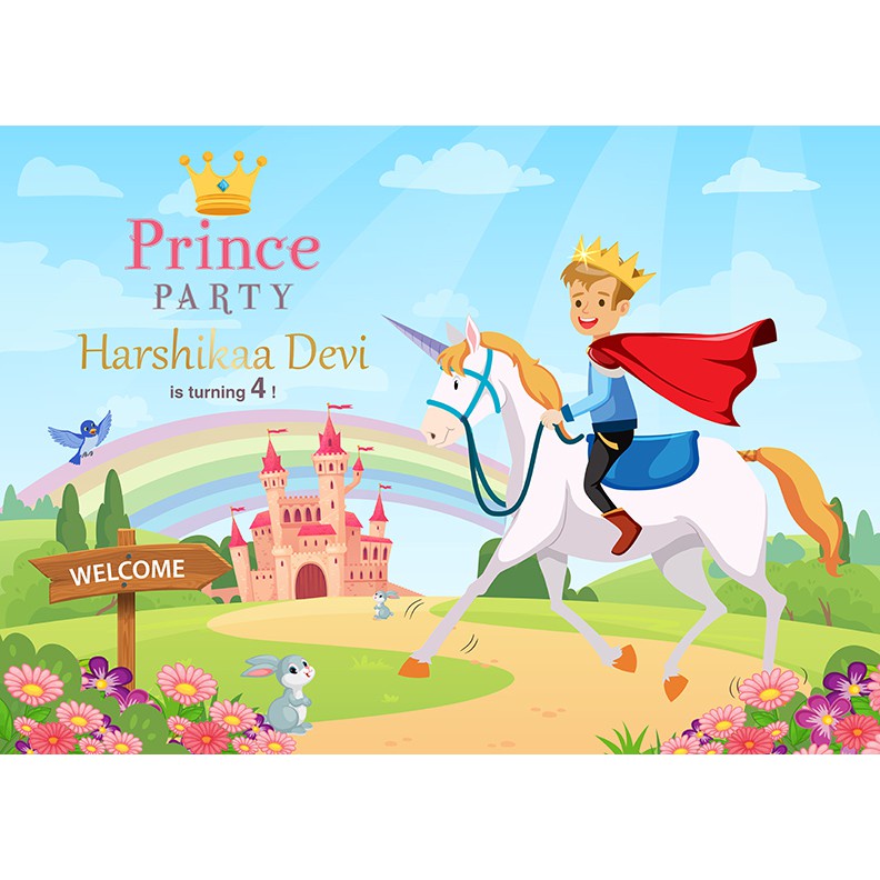 getah rambut Birthday Banner / Birthday Backdrop / Hari Jadi - Disney ...