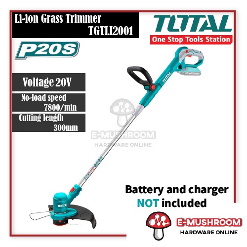 Total TGTLI20018 Li-ion Cordless Grass Trimmer 20V | Shopee Malaysia