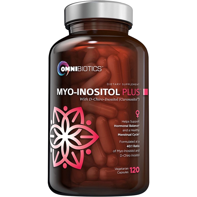 Myo-Inositol Plus & D-Chiro-Inositol 120 Capsules PCOS Supplement ...
