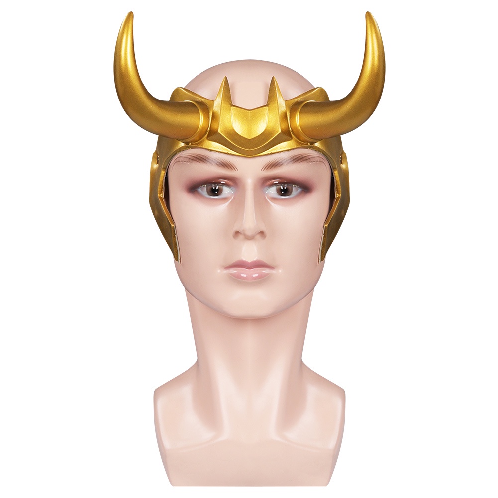 In Stock Thor: Ragnarok Loki Mask Cosplay Latex Masks Helmet Masquerade ...