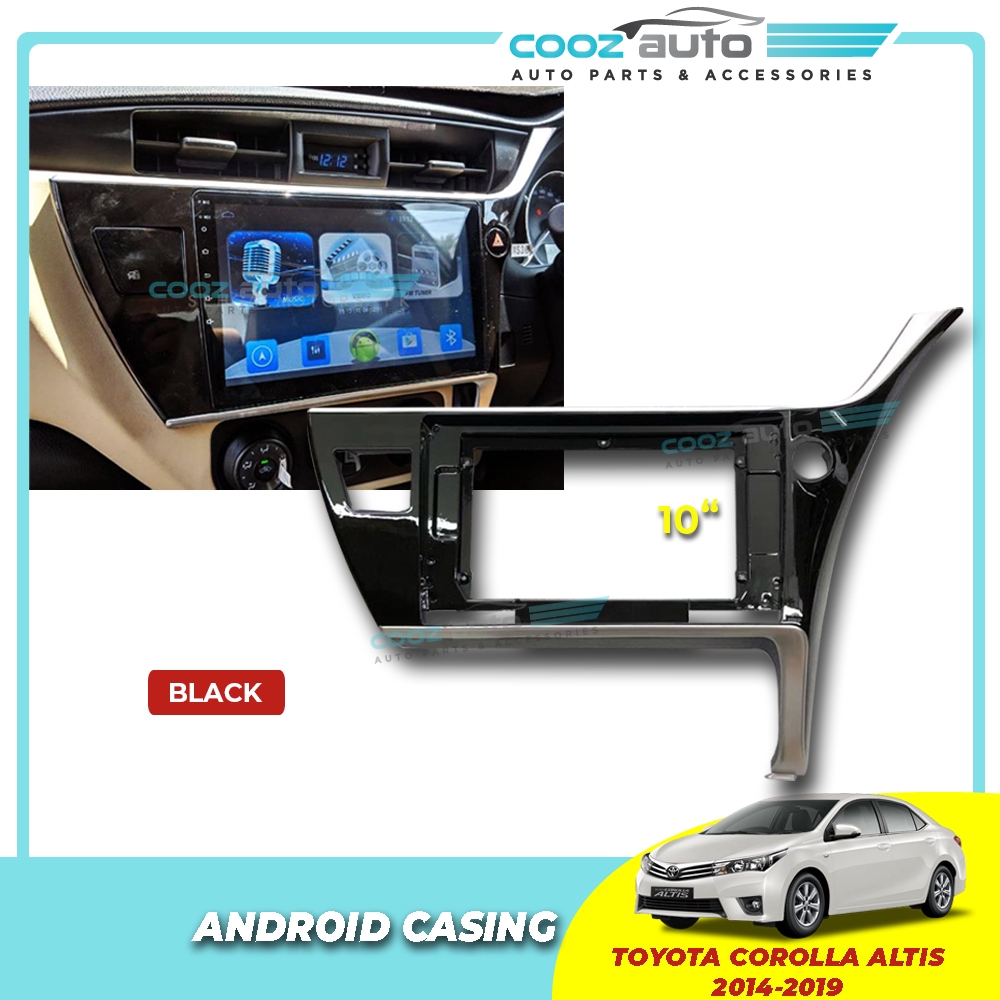 Toyota Corolla Altis 2014 - 2019 Dashboard Audio Android Player Radio ...