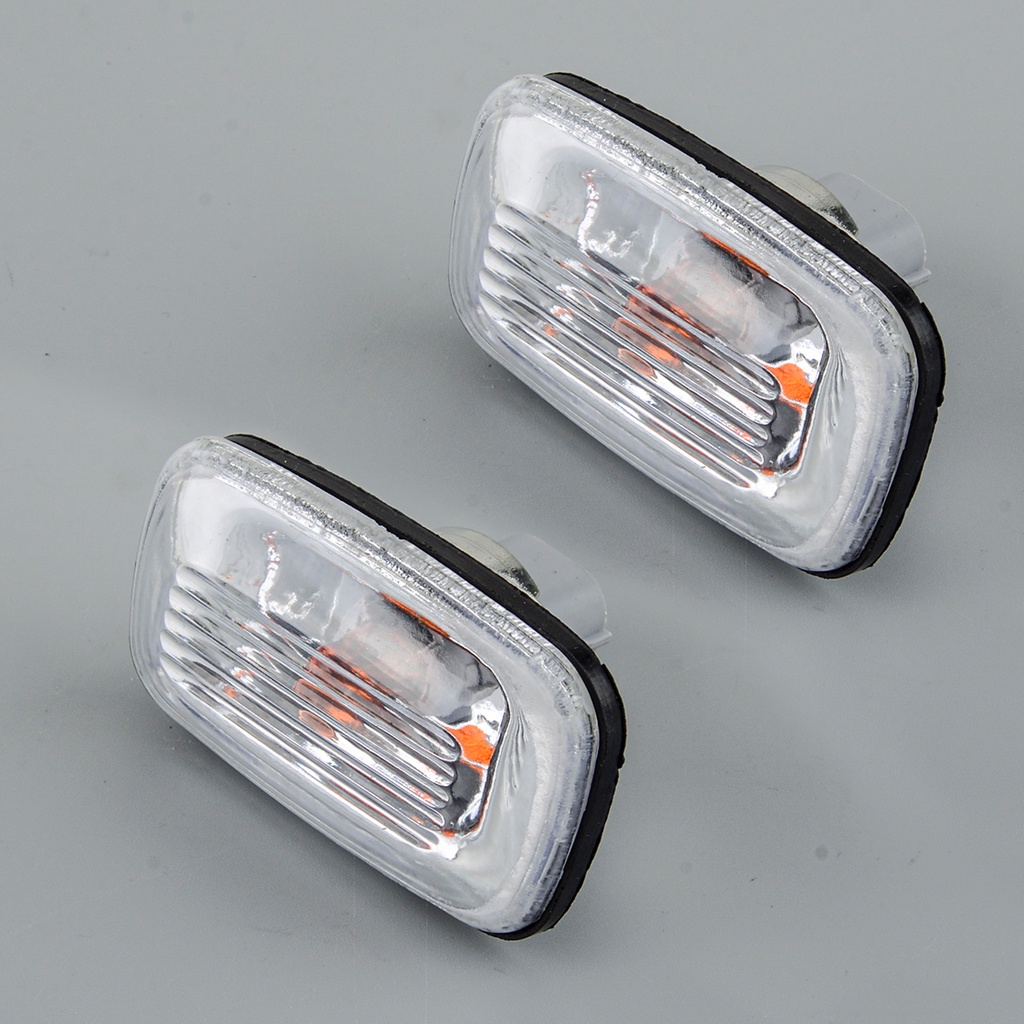 2pcs Side Turn Signal Light Fender Marker Lamp Corner Indicator Fit for ...
