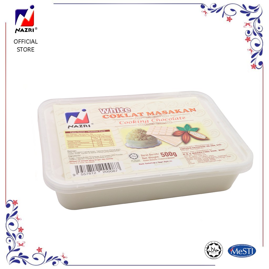 NAZRI Coklat Masakan (200g & 500g)/NAZRI Cooking Chocolate (200g & 500g ...