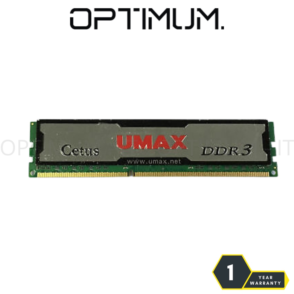Umax Cetus 8GB DDR3 1333MHz PC3-10600 Desktop RAM | Shopee Malaysia