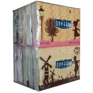 Onwards Facial Tissue Lady Pack 10 x 40's (3 ply) | Shopee Malaysia