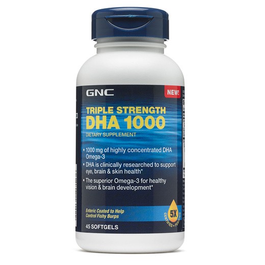 GNC Triple Strength DHA 1000 45 Capsules | Shopee Malaysia