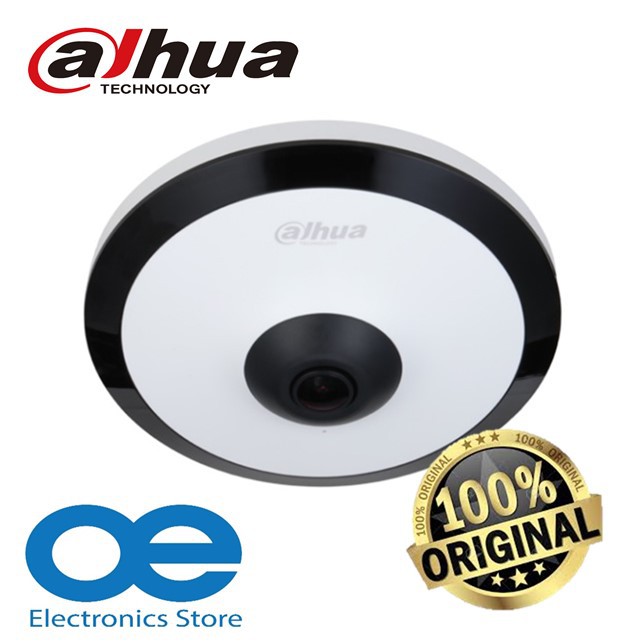DAHUA IPC-EW5541-AS Network 5MP H.265 True WDR Built in Mic WizMind IR Fisheye Network CAMERA ...