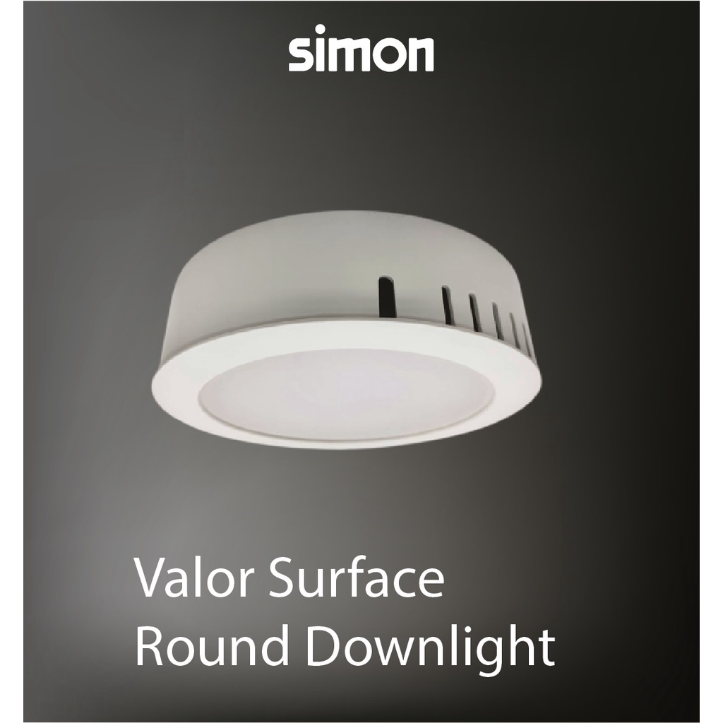 Simon - Valor Round LED Downlight (SIRIM Approved) 1 Year Warranty ...