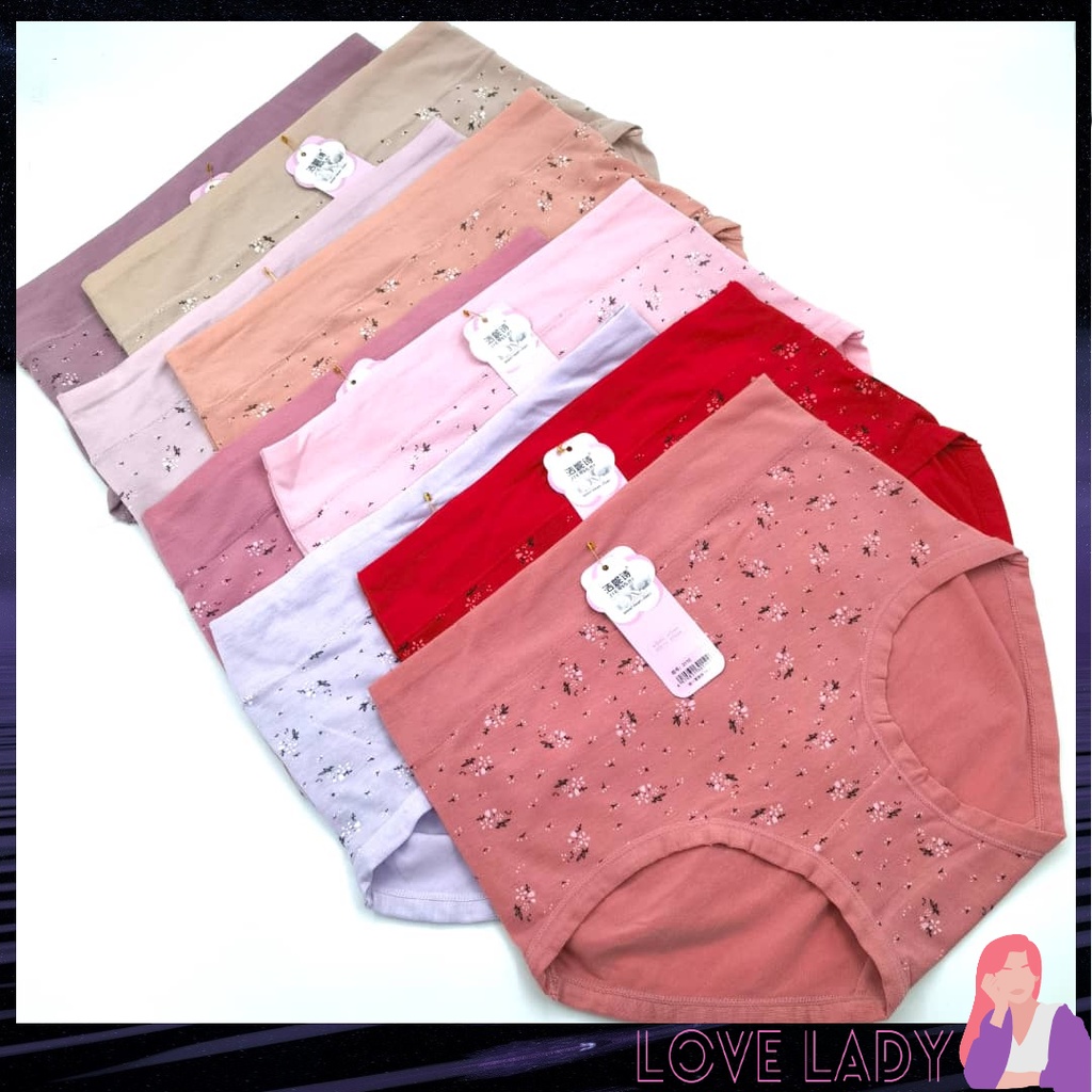 Panties Women Plus Size Cotton Panties Spender Women XL~XXL / Seluar ...
