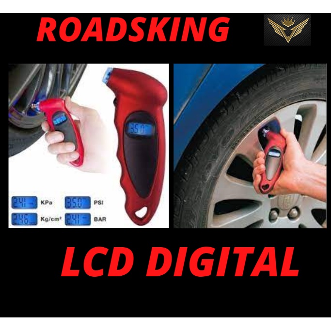 LCD Digital Tire Tyre Air Pressure Gauge Tester Tool Tyre Tools For Car ...