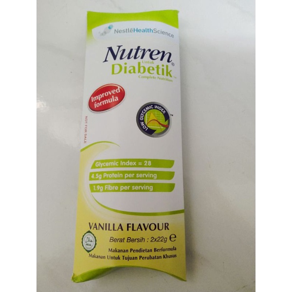 nutren diabetik sachet 2 x 22g exp 31/3/2022 | Shopee Malaysia